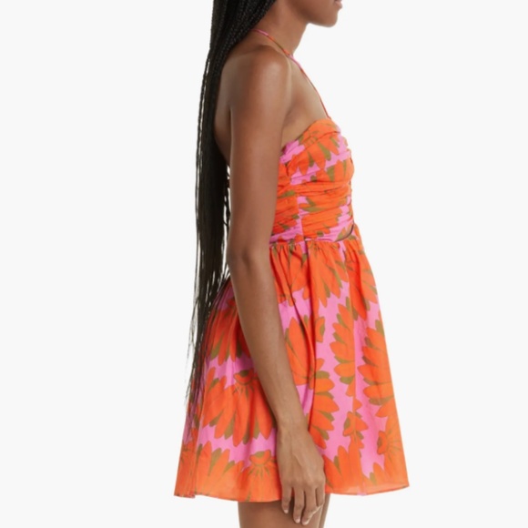 FARM Rio | Dresses | Nwt 75 Farm Rio Copacabana Ruched Cutout Halter ...